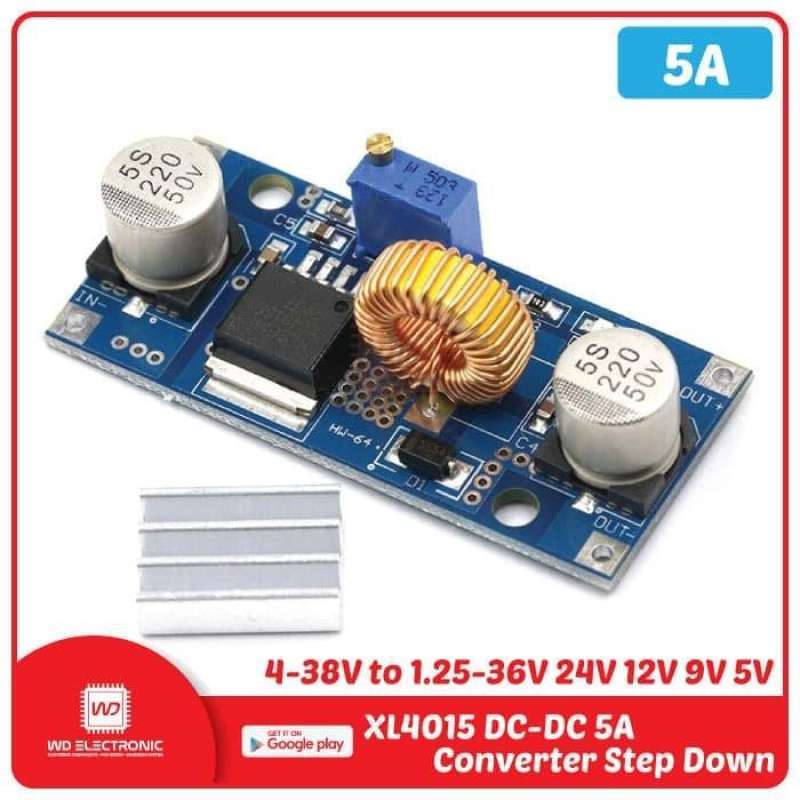 Jual XL4015 DC-DC Step Down 5A Adjustable Module Buck Converter di Seller EasyWare Electronics ...