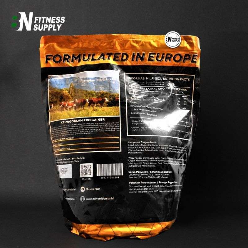 Jual M1 Muscle First Musclefirst Gold Pro Gainer Mass Protein Powder ...