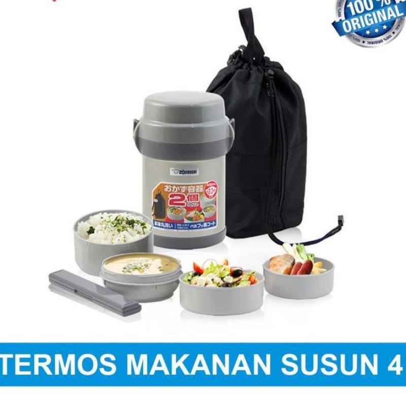 Jual Termos Makan Susun 2 / S/s Lunch Jar Sl-jaf14 Sa Zojirushi Di ...