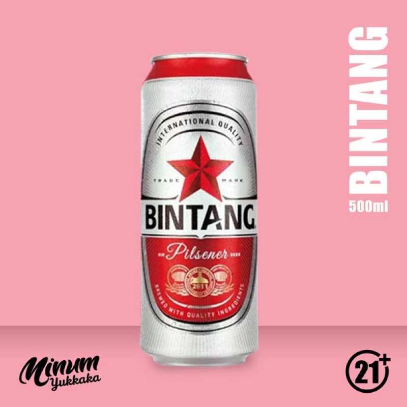 Promo Bintang Beer Kaleng 500ml Diskon 21% di Seller Minum Yuk Kaka ...