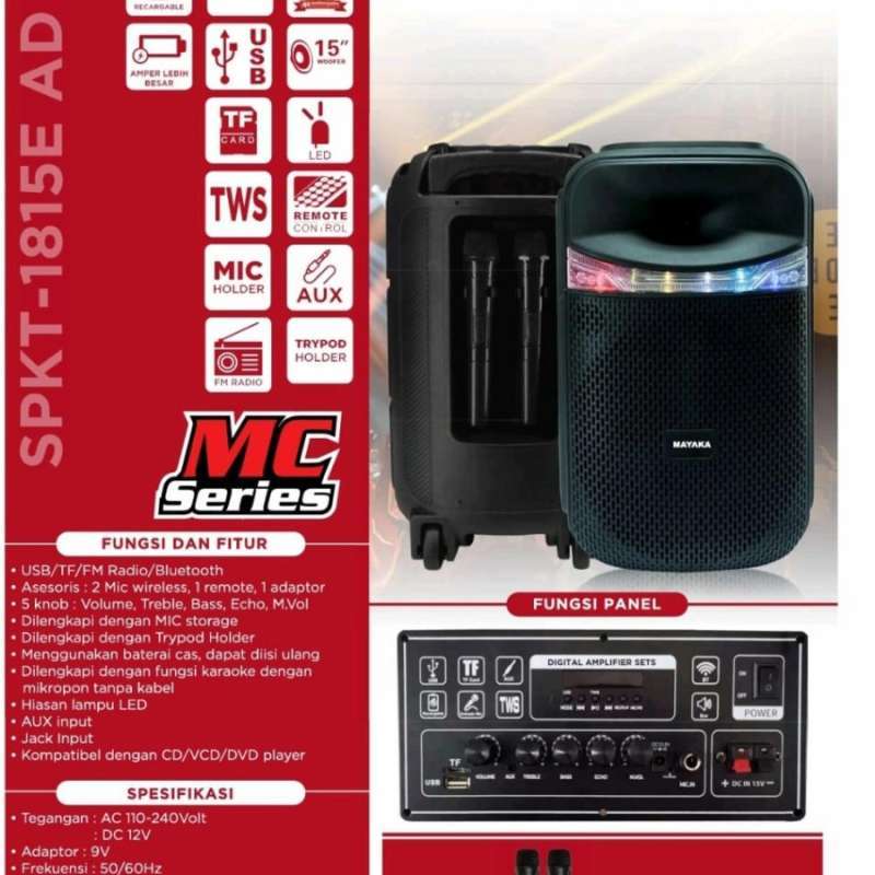 Speaker Portable Mayaka Garansi Resmi Indonesia 🏷️ Harga Murah Februari ...