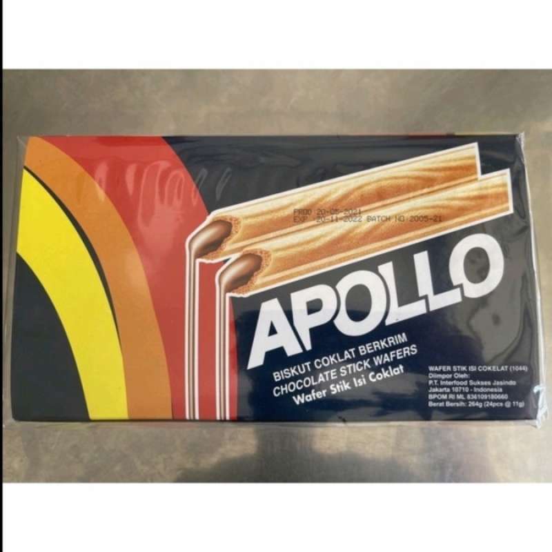 Jual wafer apollo stick chocolate / roka peanut bar /bubble /checker di ...