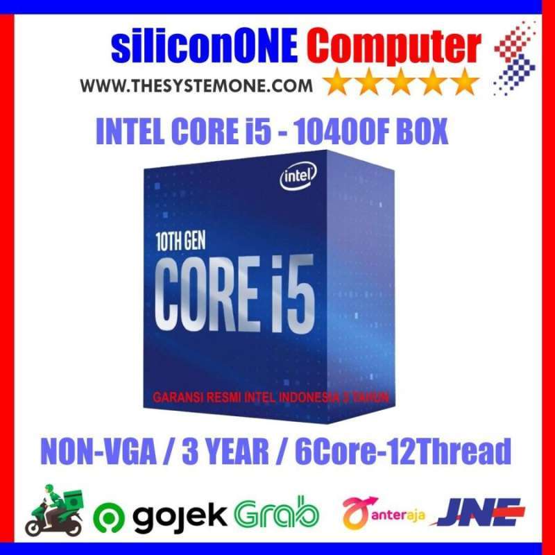 Jual Intel Processor Core I5-10400f Box Di Seller Silicon One Computer ...