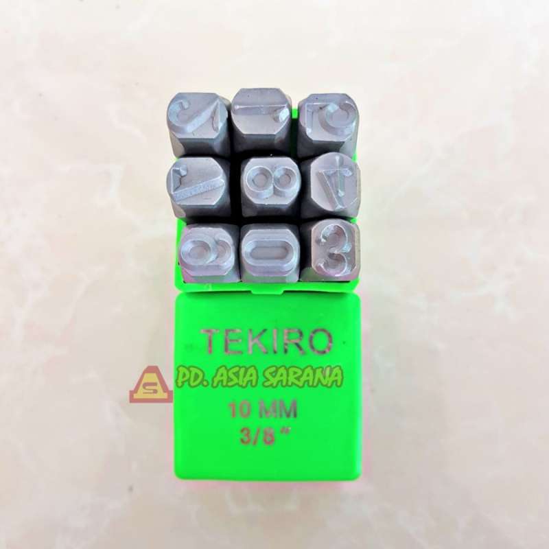 Jual [10mm] Mata Ketok Angka Set Tekiro / Number Punch Nomor Di Seller ...