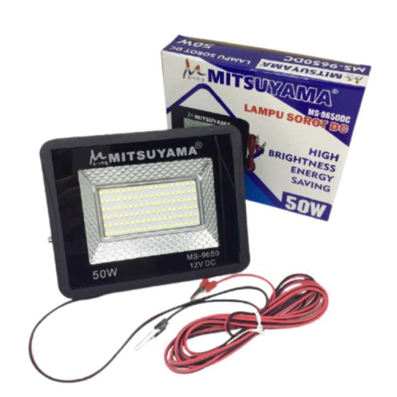 Jual LAMPU SOROT DC 12V 50 WATT PUTIH LAMPU LED TEMBAK 50W WATERPROOF di Seller Dionnee shop ...