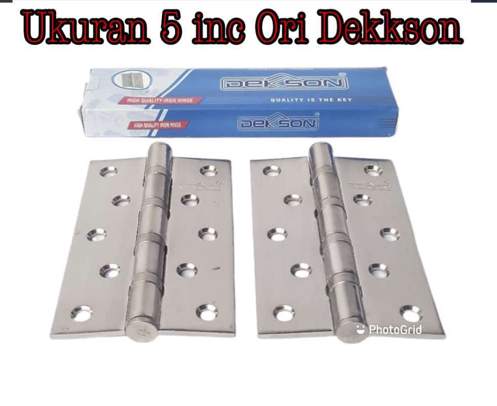 Promo Engsel 5 Inch Dekkson/ Engsel Pintu Dekkson/ Engsel Pintu Ukuran ...