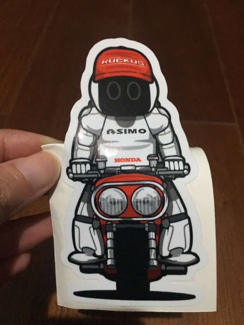 Promo Sticker JDM ASIMO RUCKUS Diskon 40% di Seller Juniperr Shop ...