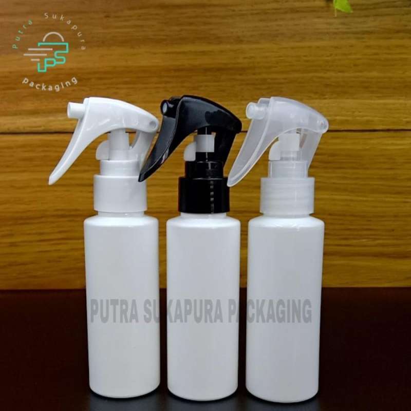 Jual Botol Spray Triger 100ml Putih RF Pet/Botol Plastik /Tutup Triger ...