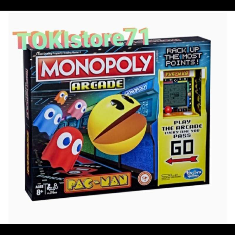 Jual Monopoly Arcade Pac Man Game Board incl. Banking and Arcade Unit ...