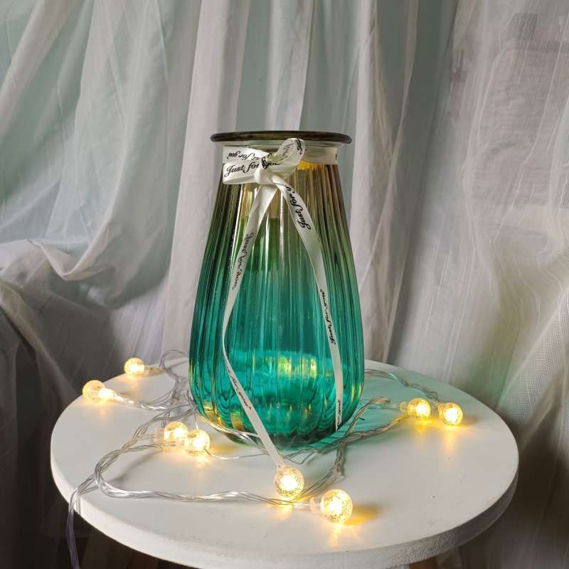 Jual Vas Bunga KACA I Pot Bunga Pajangan I Vas Bunga Kaca Articifial ...