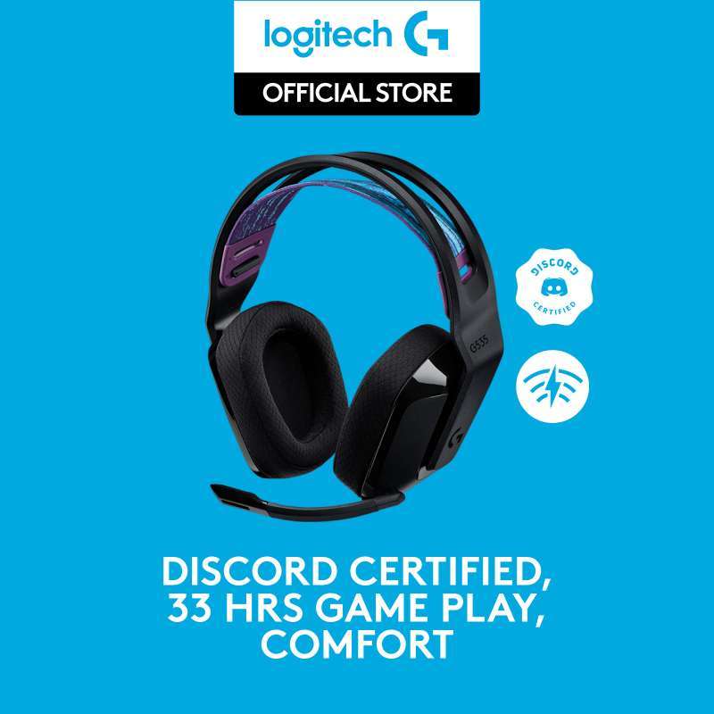 Promo Logitech G535 Lightspeed Headset Gaming Wireless Black Diskon 17% ...
