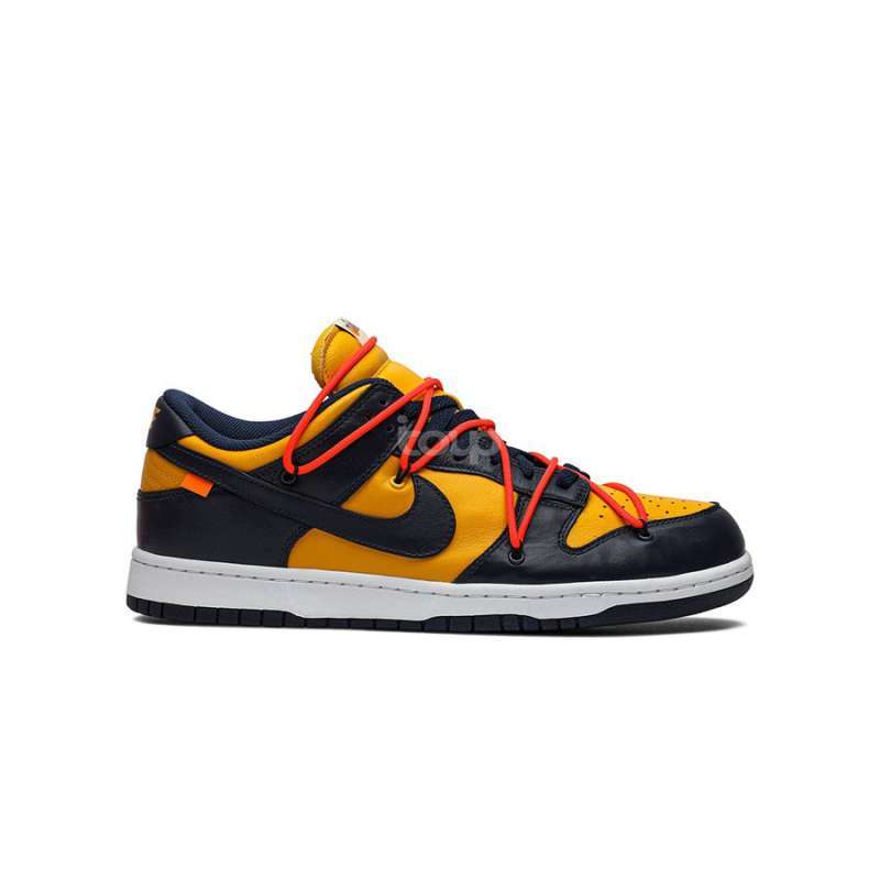 Jual Nike Dunk Low Off-White University Gold Midnight Navy di Seller ...