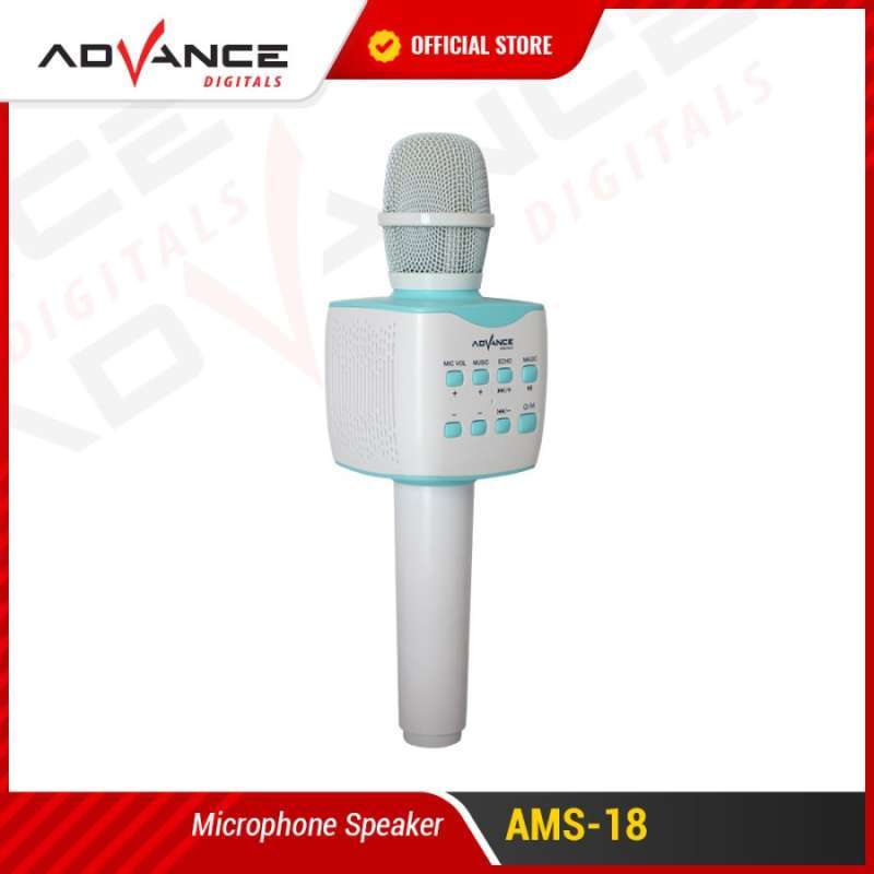 Promo Advance AMS-18 Speaker Mic Karoke Bluetooth Murah Garansi 1 tahun ...