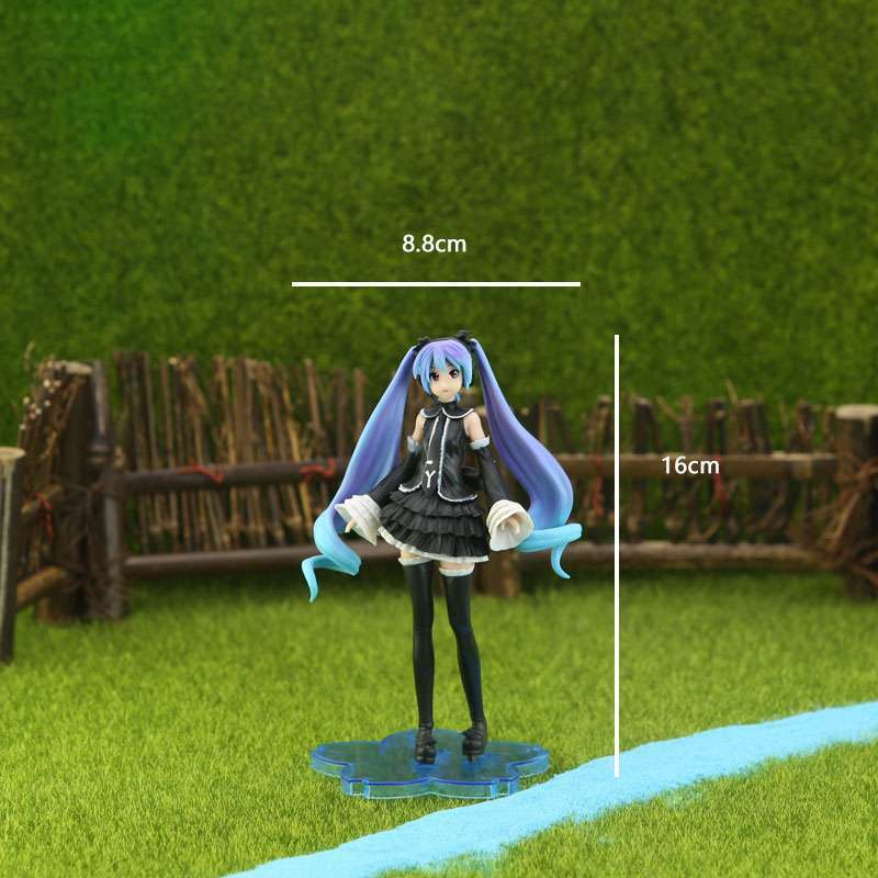 Jual Hatsune Miku Gothic Dress Black Skirt Vocaloid Action Figure di ...