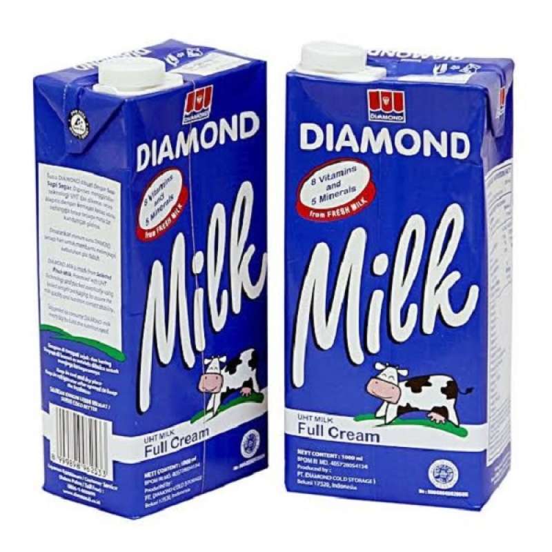 Jual Susu Diamond Uht Full Cream Milk 1 Liter Di Seller Bright Frozen Food - Gunung Sahari Utara ...