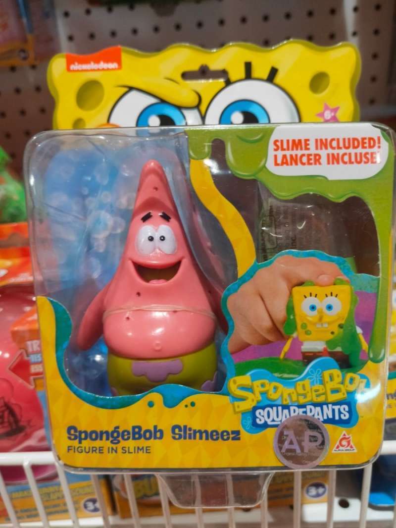 Jual MAINAN SPONGEBOB SLIMEEZ FIGURE PATRICK SQUIDWARD SLIME di Seller ...