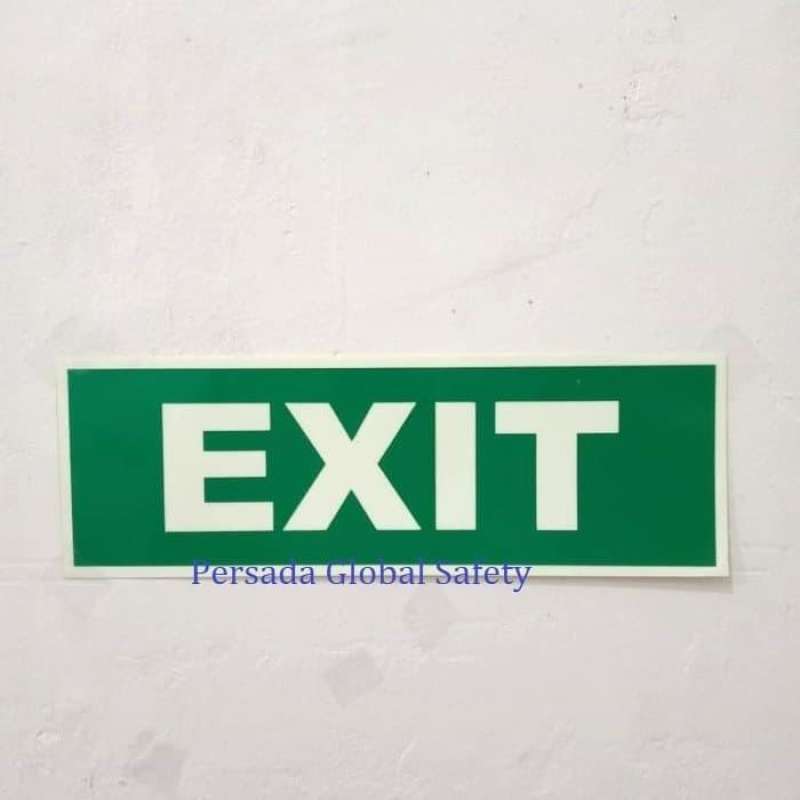 Jual SIGN STICKER EXIT / RAMBU STIKER EXIT di Seller Sentral Safety ...