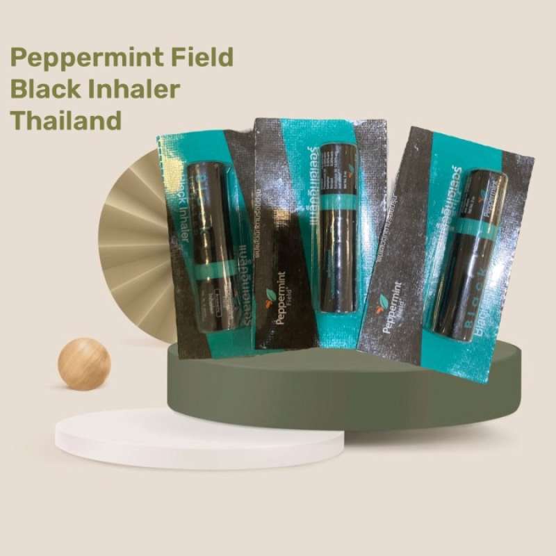 Jual Peppermint Field Black Inhaler Thailand Di Seller Laylaa Shop ...