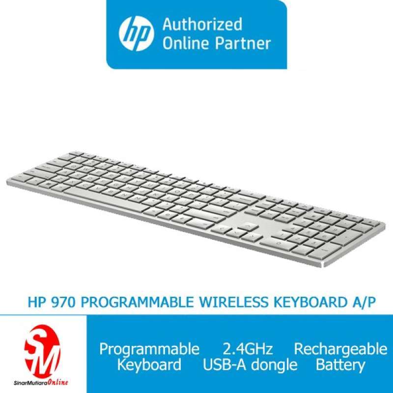 Jual Keyboard Wireless Hp 970 Programmable 2.4ghz Usb Smart Sensor Di ...