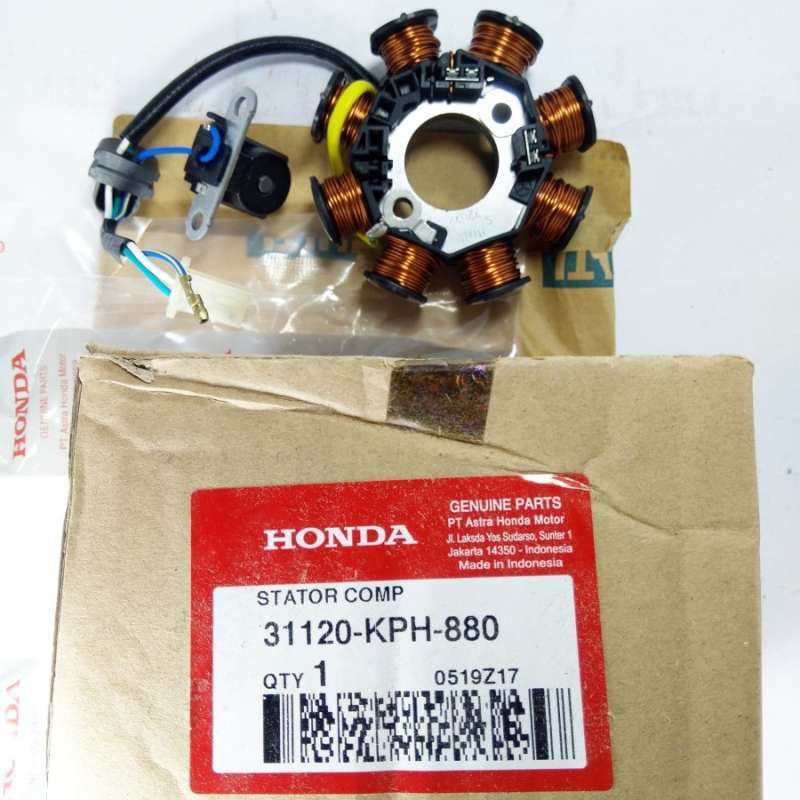 Jual Spull Stator Comp Sepeda Motor Supra X 125 Old Karbu Karisma Original Honda 31120-kph-880 ...