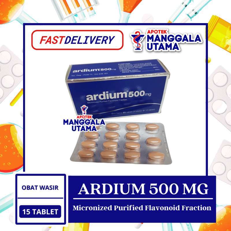 Jual ARDIUM 500 MG PER STRIP ISI 15 TABLET di Seller APOTEK MANGGALA ...