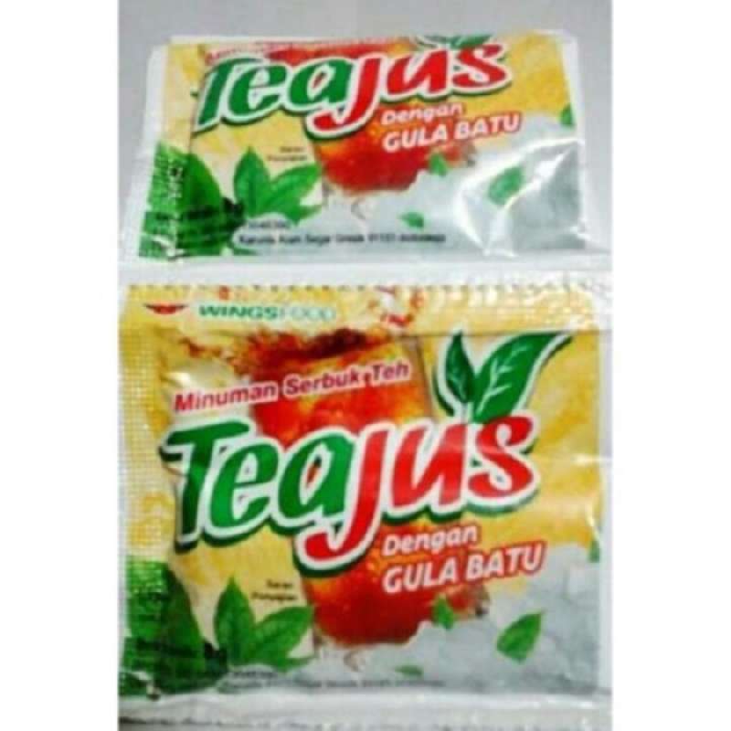Jual Tea Jus Gula Batu Minuman Teh Serbuk Instan 10pcs X 8gr Tea Jus ...
