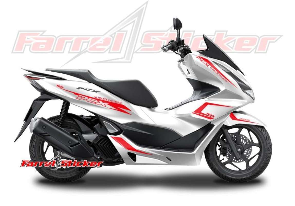 Jual stiker pcx sticker stripping PCX 160 PUTIH ct 02 di Seller Farrel ...