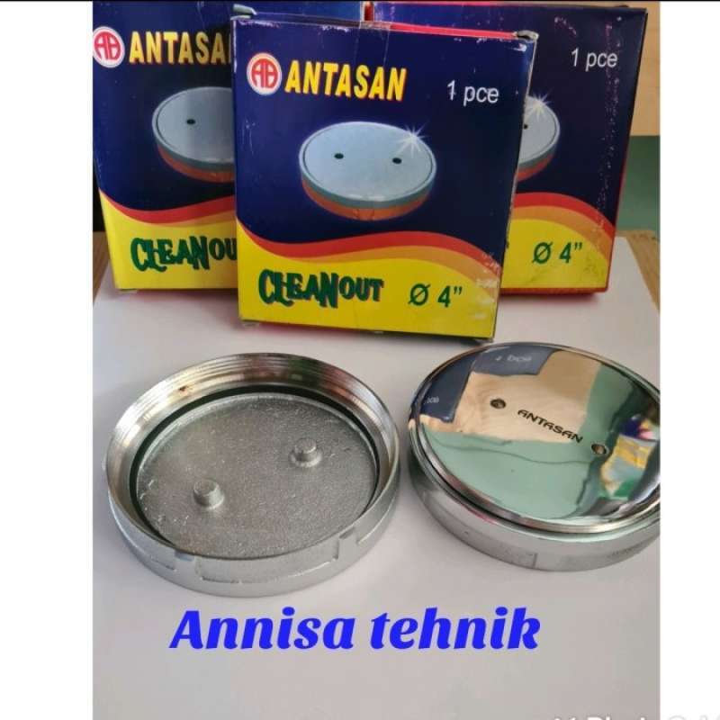 Promo Clean Out Stainless 4 Inch/Tutup Spitank Merek Antasan Diskon 10% ...