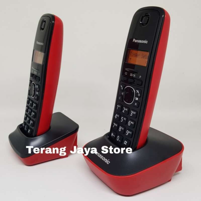 Promo Telepon Wireless Panasonic Kx-Tg1612 Wireless Phone Panasonic Kxtg1612 - Merah Diskon 10% ...