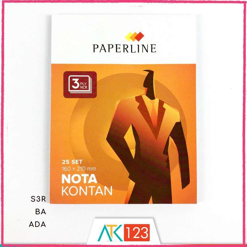 Jual Alat tulis Nota Kontan Paperline Besar 3 Ply NK B3 NCR di Seller ...