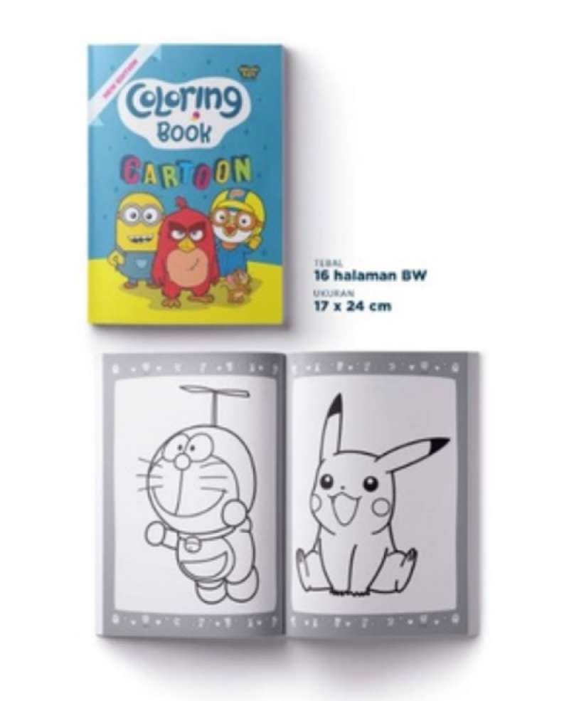 Jual Buku Mewarnai - Coloring Book Cartoon Di Seller Jagojago ...