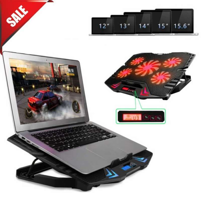 Jual Cooling Pad / Coolingpad Gaming Kipas Angin Laptop Dengan 5 Kipas ...
