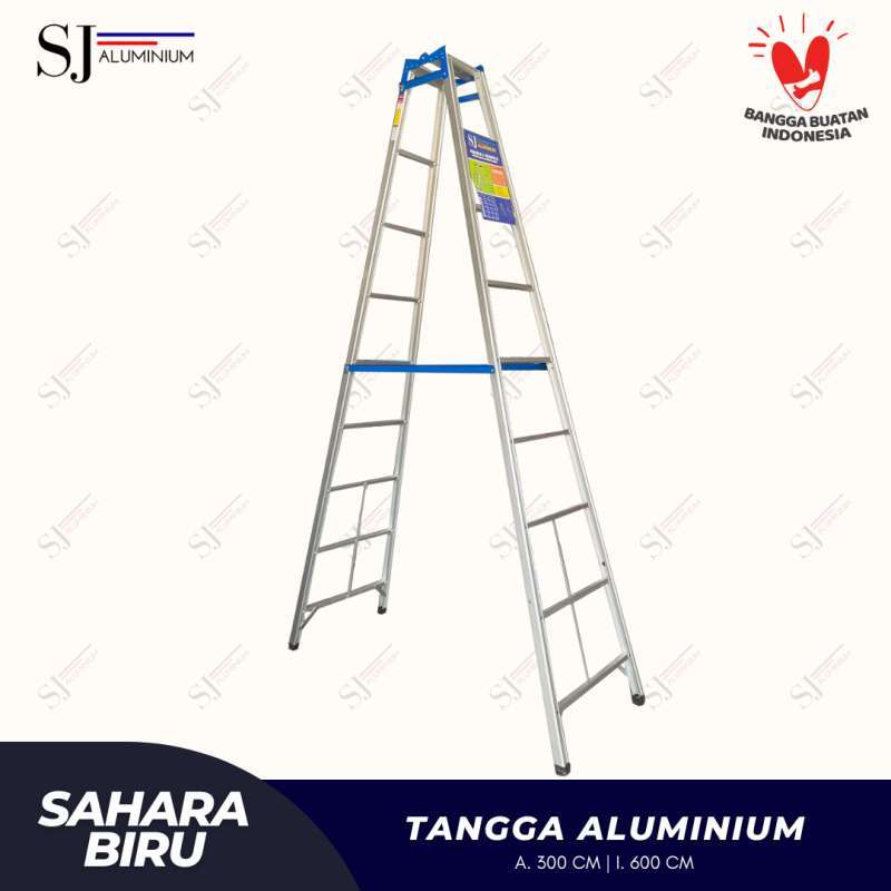 Promo SJ ALUMINIUM - Tangga Lipat Aluminium Ladder Multifungsi - Sahara ...