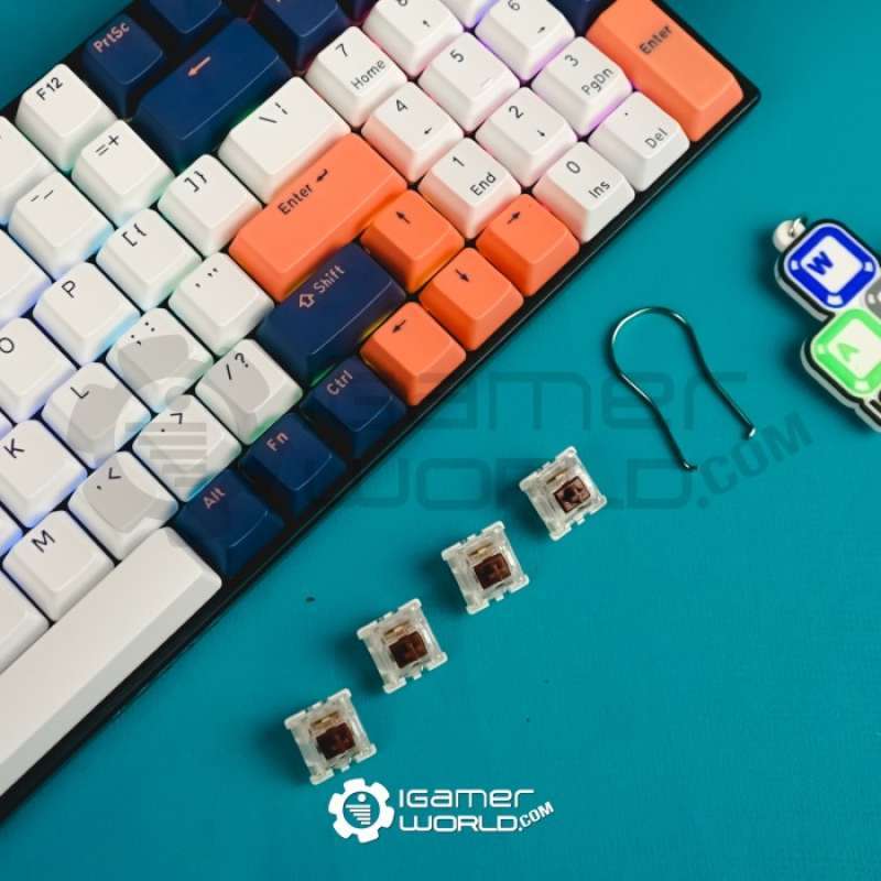 Promo Rexus Daxa M100 Pro Wired Mechanical Gaming Keyboard - Blue ...