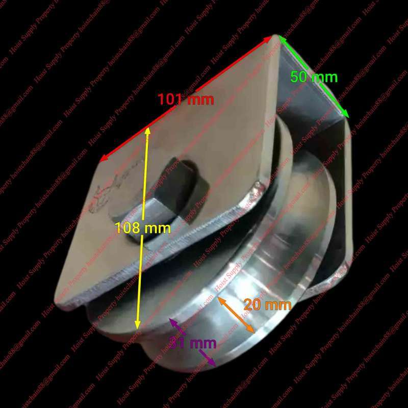 Jual Roda Pagar / Gerbang 4 Inch ( 10 Cm) Besi As / Stainless 304 - Rel ...