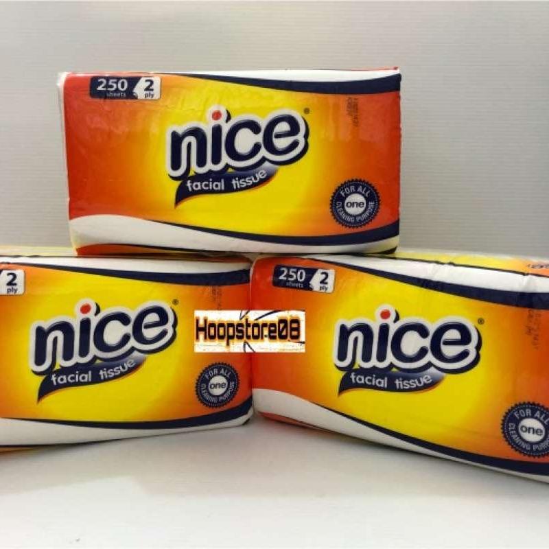 Jual Tissue Nice 250 Sheet 2 Ply Tisu Nice 250 Tissue Facial Nice Di ...