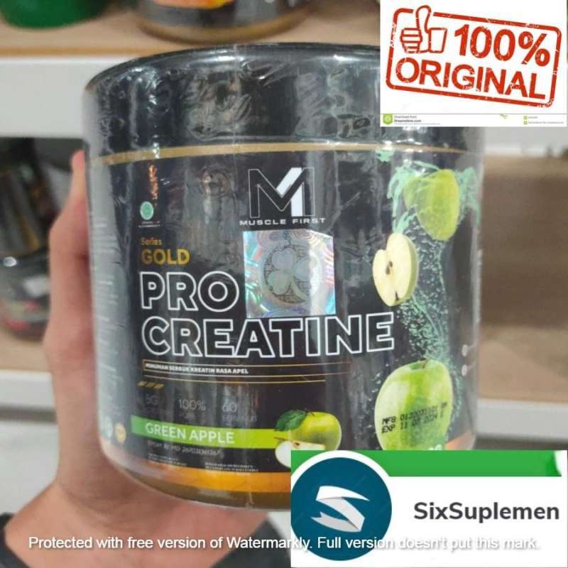 Jual M1 Muscle First Pro Gold Creatine 300 Gram Creatine Monohydrate di ...