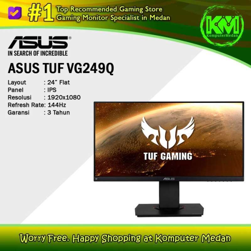 Jual LED ASUS TUF Gaming VG249Q Gaming Monitor di Seller KomputerMedan ...