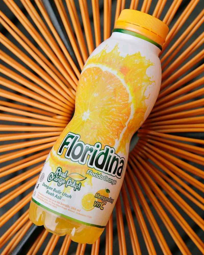 Jual Floridina Florida Orange Minuman Floridina Botol 350ml Di Seller ...