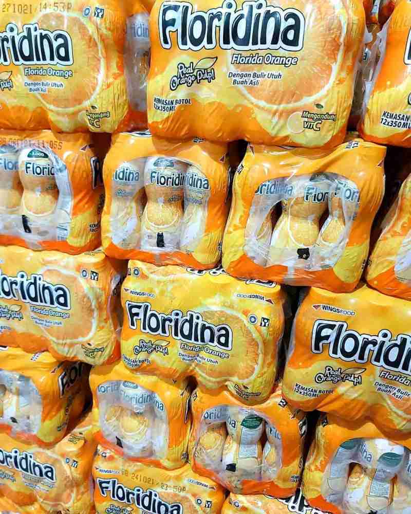 Jual Floridina Florida Orange Minuman Floridina Botol 350ml Di Seller ...