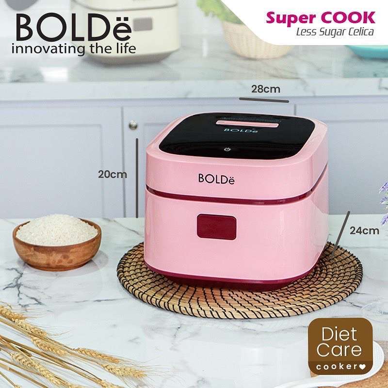 Jual Bolde Super Cook Low Carbo Less Sugar Celica Rice Cooker 1.2 Liter ...