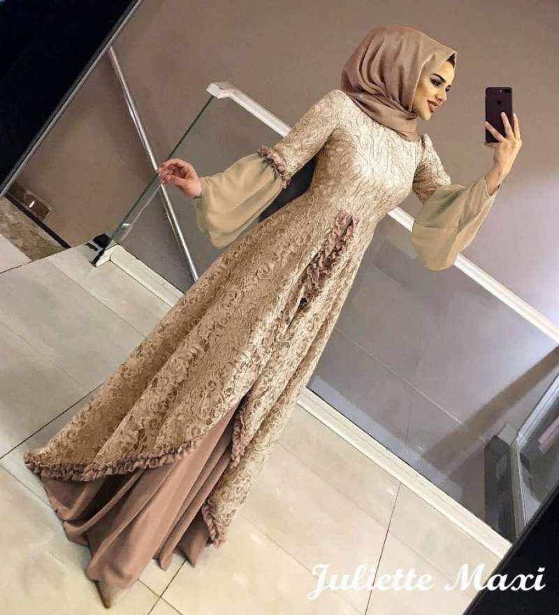 Model-Model Gamis Brokat, Super Cantik dan Elegan! - Blibli Friends