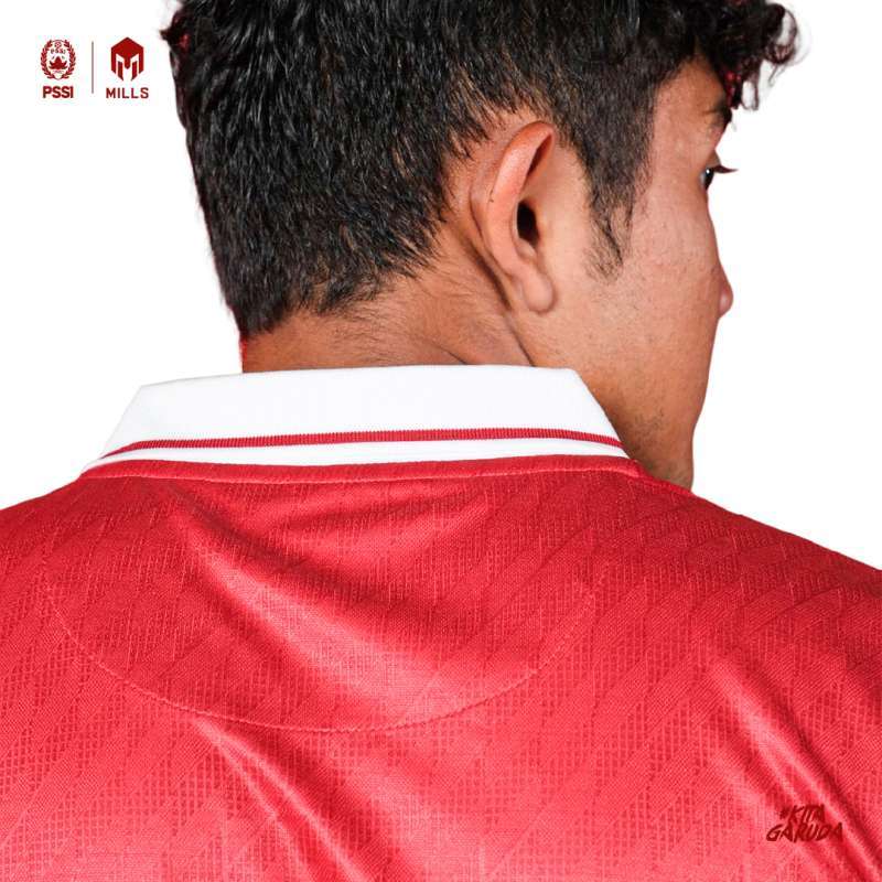 Jual Mills Timnas Indonesia Jersey Home Player Issue 1123ina Red Di ...