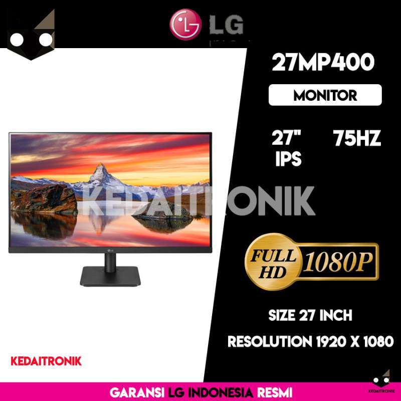 Promo LED Monitor LG 27MP400 27 IPS 75Hz Full HD HDMI D-Sub - LG ...