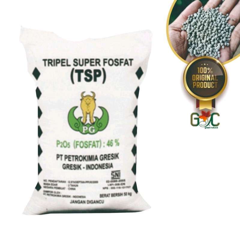 Promo Original Pupuk TSP Triple Super Fosfat Repack Kemasan Ekonomis ...