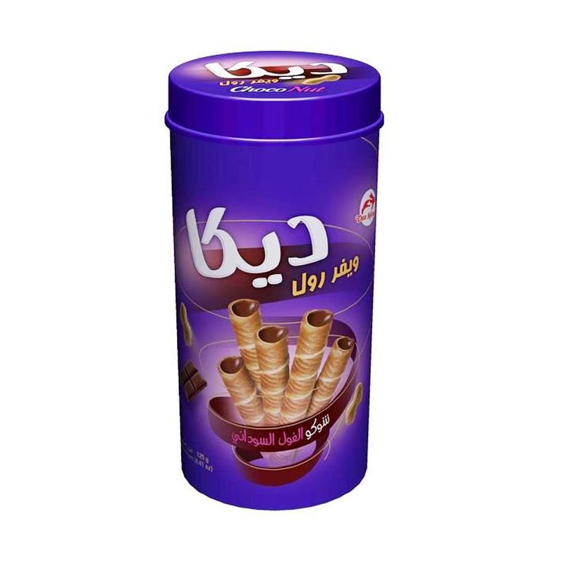 Jual DEKA Roll Arab Rasa Choco Nut Wafer [125 g/ Kaleng Kecil] di ...