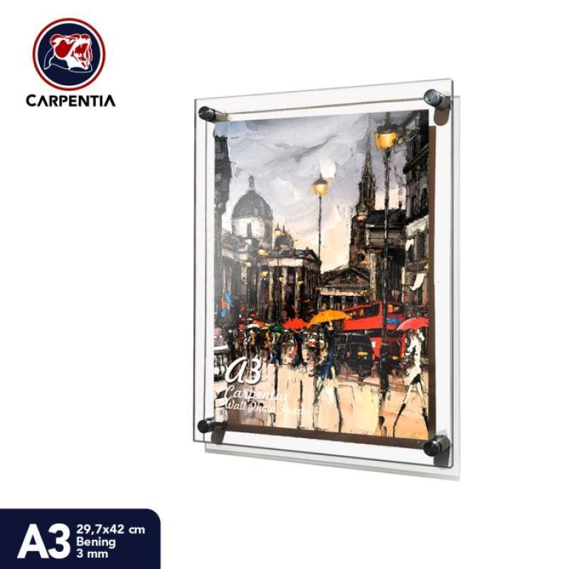 Jual Acrylic Wall Frame [3 mm] / Bingkai Akrilik Poster Dinding - A3 ...