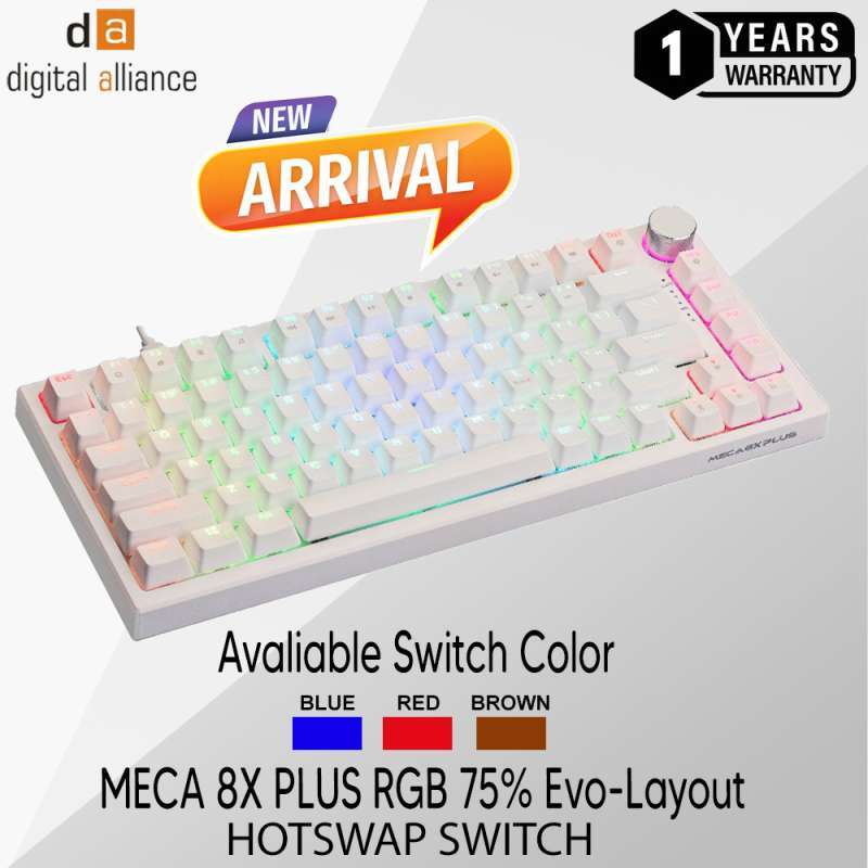 Jual Keyboard Gaming Digital alliance Meca 8X Plus RGB di Seller ...