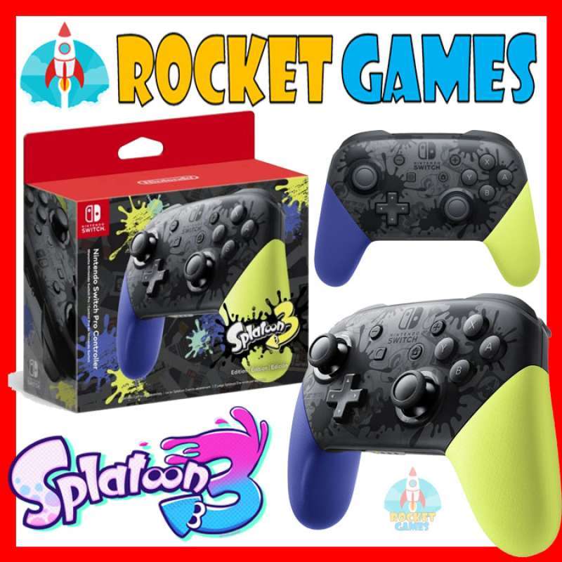 Jual Nintendo Switch Procon Stick Stik Pro Controller Splatoon 3 ...
