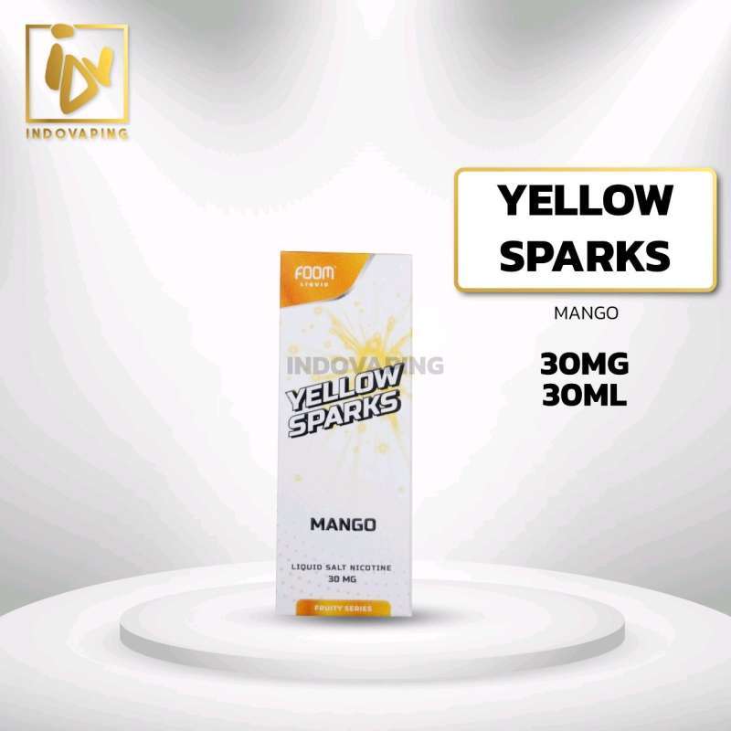 Jual Liquid Vapor Vape - Foom Liquid Yellow Spark Mango 30mg 30ml By ...